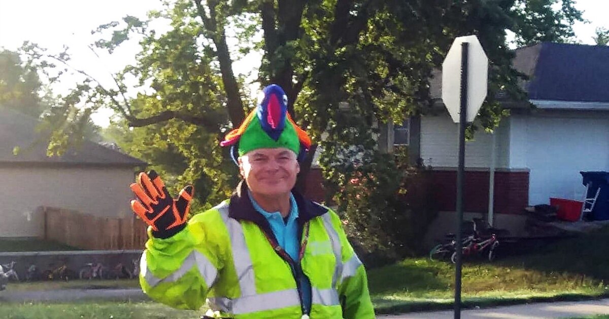 'America's Favorite Crossing Guard' Wears Many Hats...Literally
