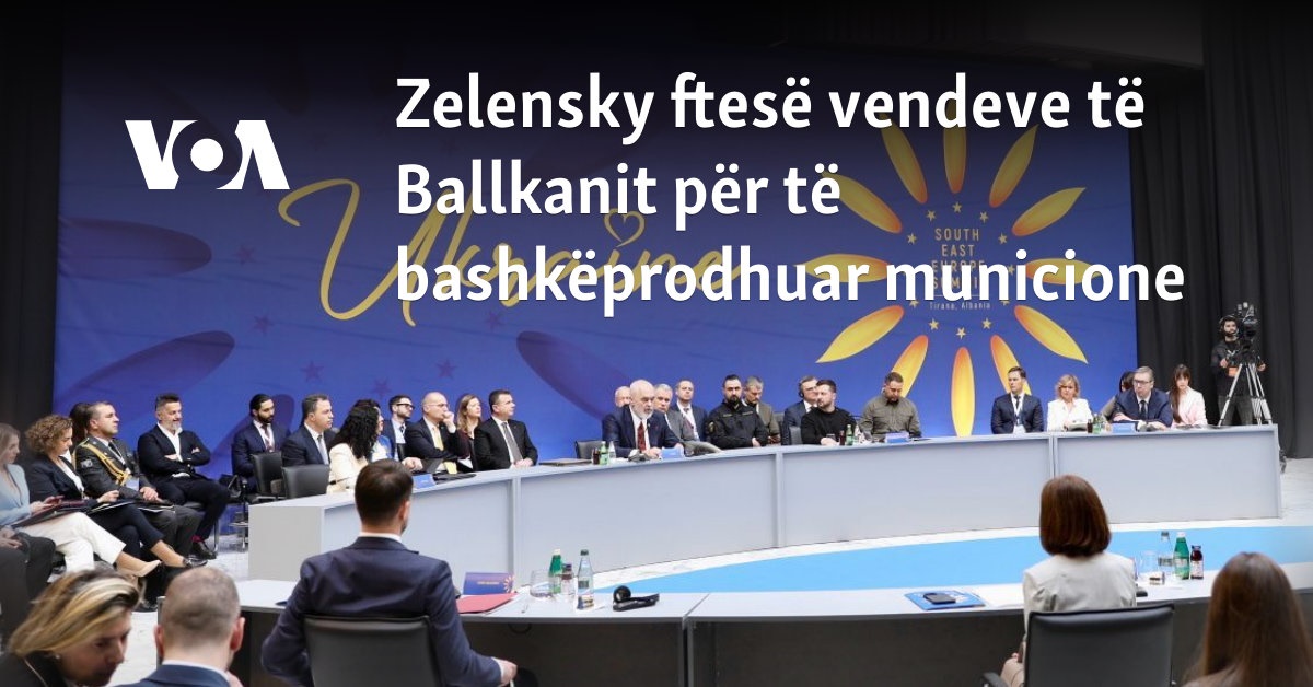Zelensky ftesë vendeve të Ballkanit për të bashkëprodhuar municione