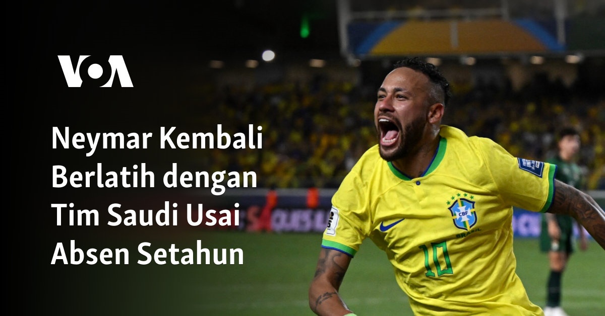 Neymar Kembali Berlatih dengan Tim Saudi Usai Absen Setahun