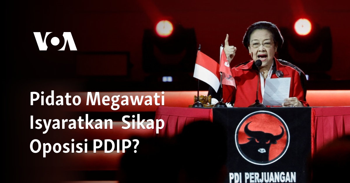Pidato Megawati Isyaratkan Sikap Oposisi PDIP?