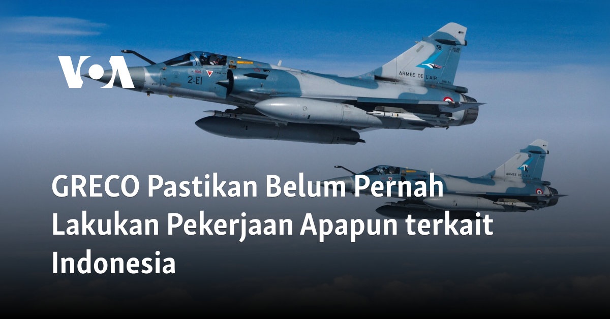 GRECO Pastikan Belum Pernah Lakukan Pekerjaan Apapun terkait Indonesia