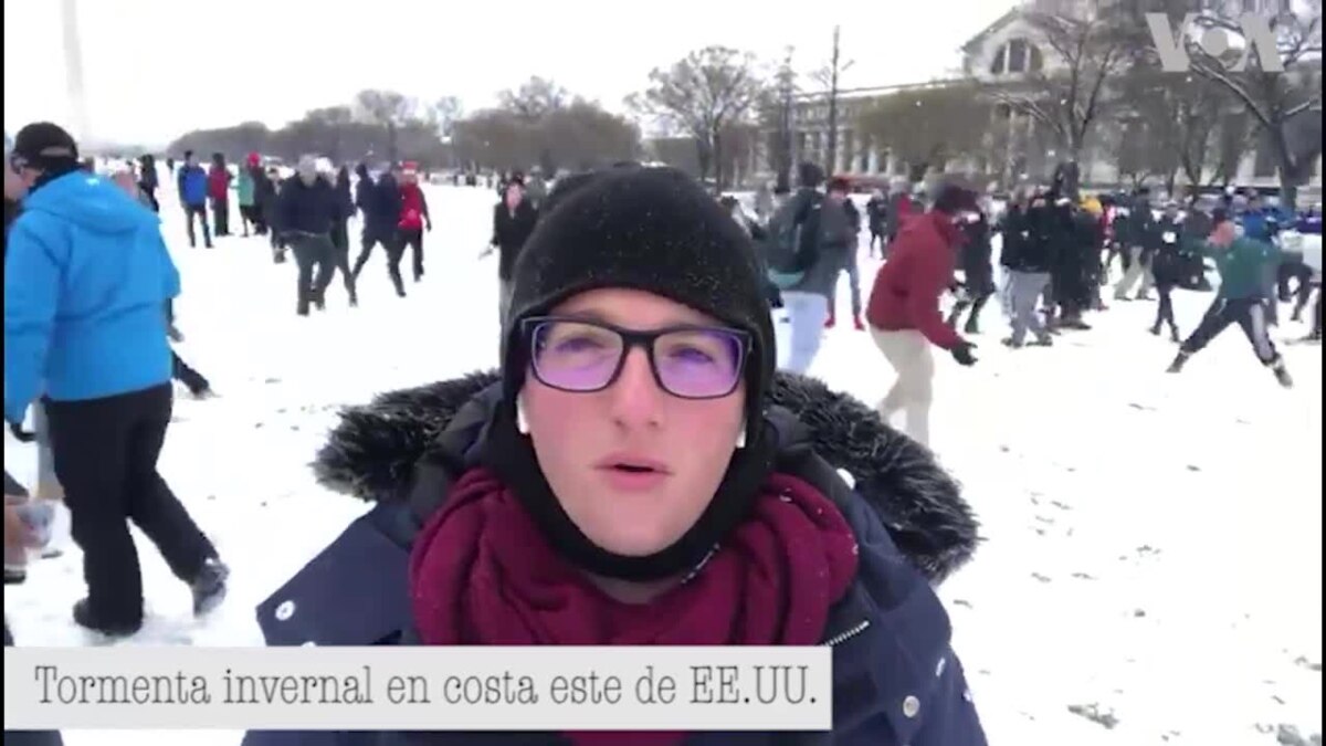 Tormental invernal en coste este de EE.UU.