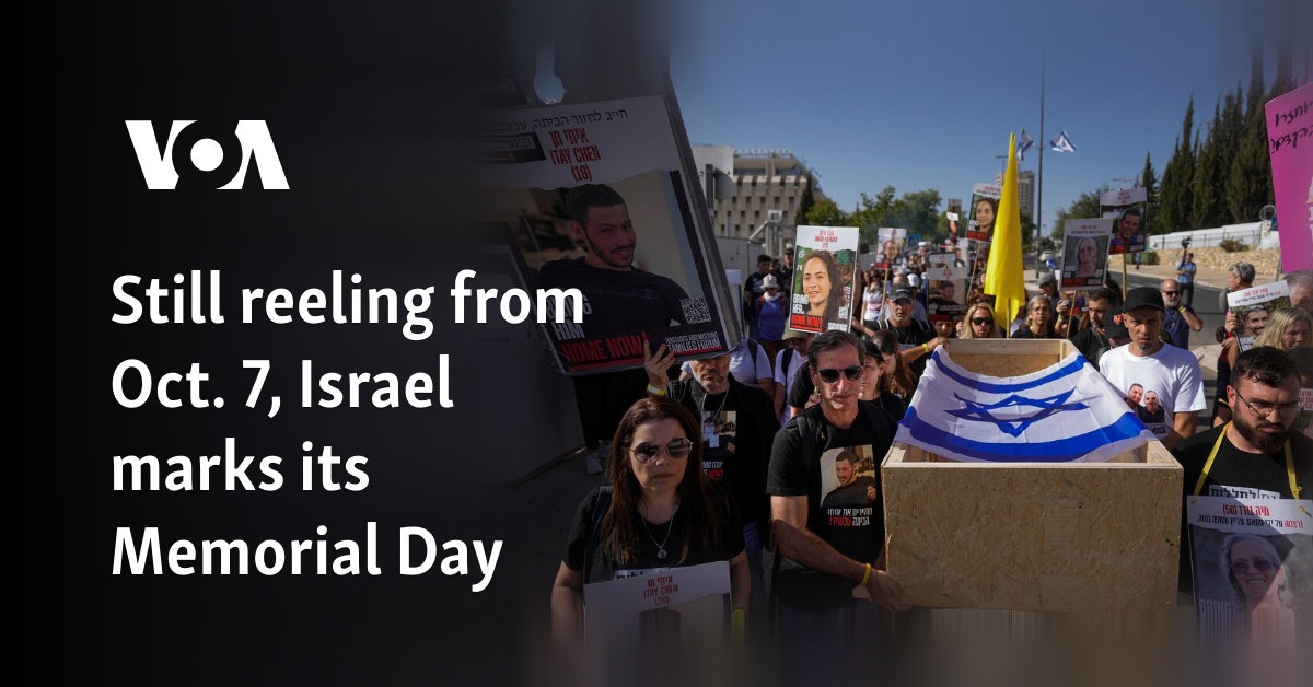 Still reeling from Oct. 7, Israel marks its Memorial Day