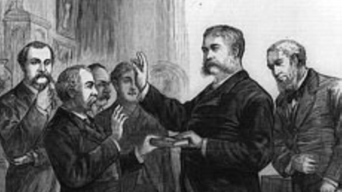 American History: Chester Arthur's Term Marked by Disputes Within His Party
