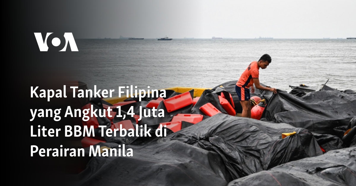 Kapal Tanker Filipina yang Angkut 1,4 Juta Liter BBM Terbalik di ...
