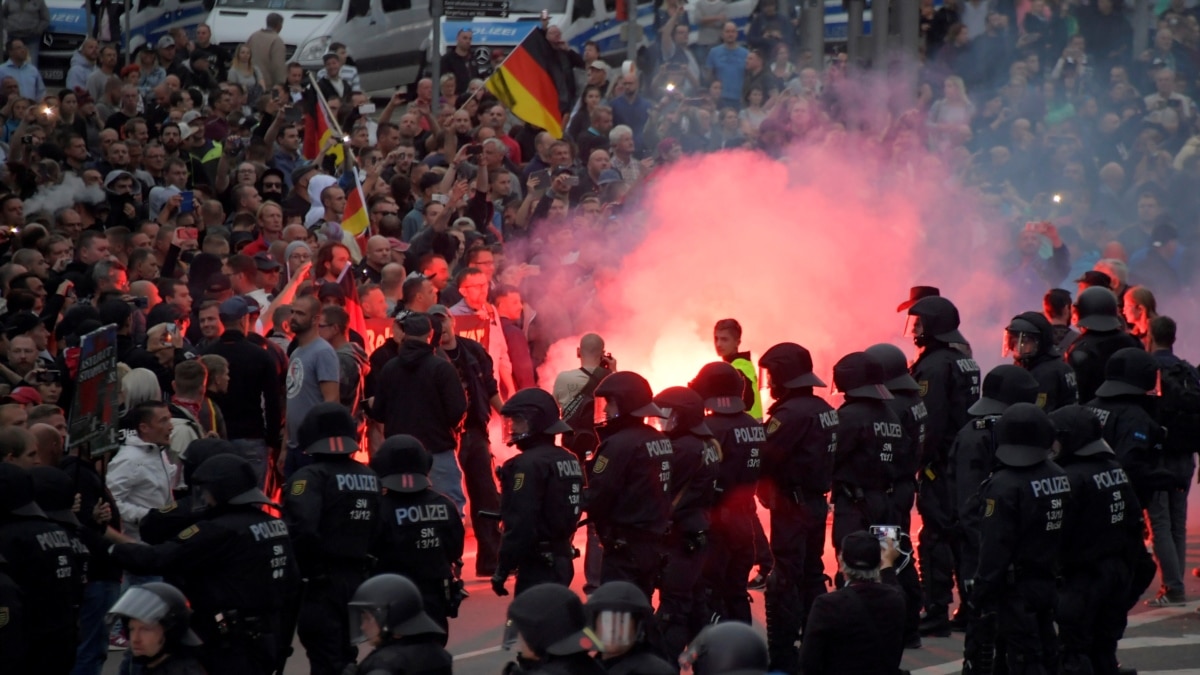German Officials: 'Fake News' Helped Stoke Anti-Migrant Riot