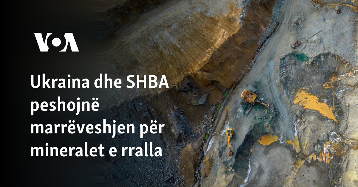 Ukraina dhe SHBA peshojnë marrëveshjen për mineralet e rralla