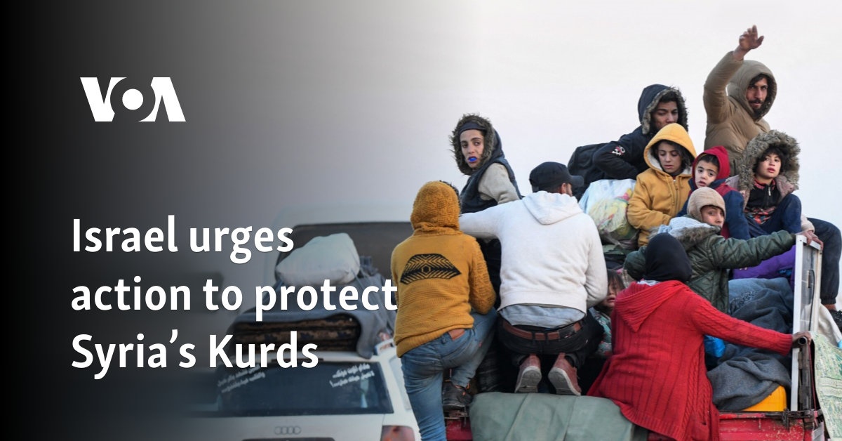 Israel urges action to protect Syria’s Kurds
