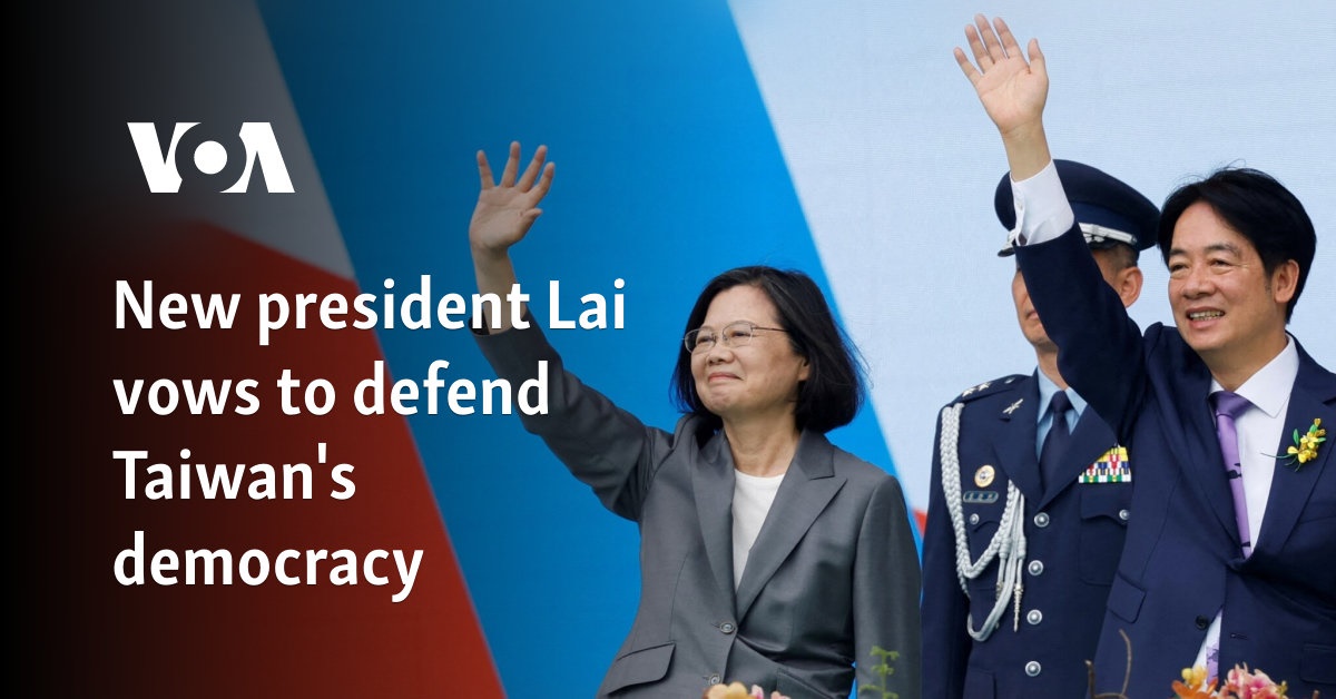 Lai Ching-te becomes Taiwan president amid growing external and ...