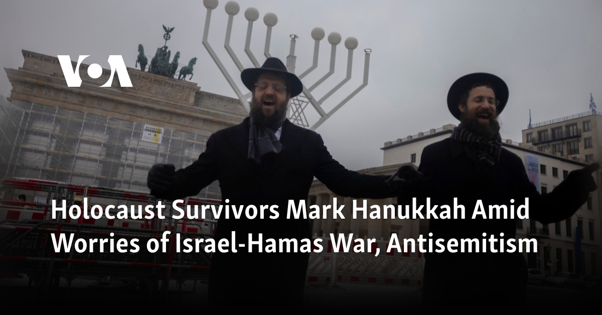Holocaust Survivors Mark Hanukkah Amid Worries of Israel-Hamas War ...