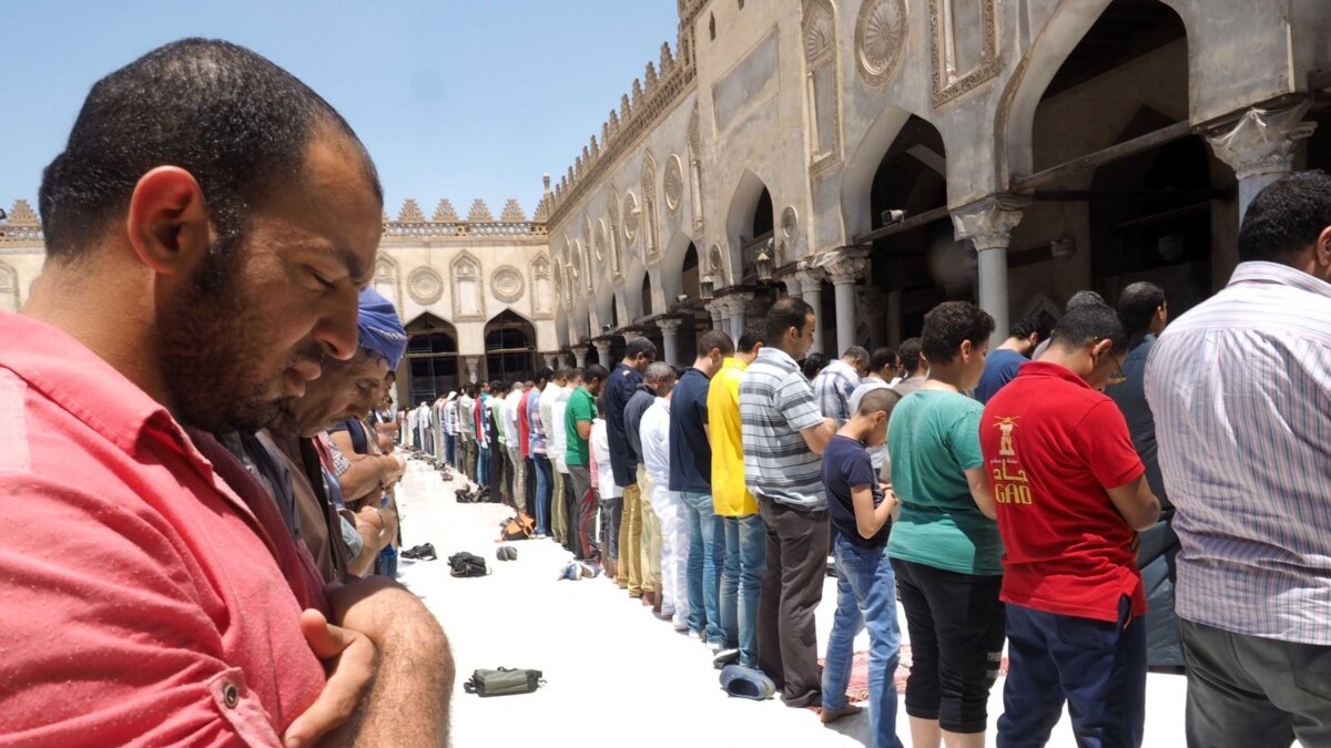 Friday Prayers in Cairo, Egypt