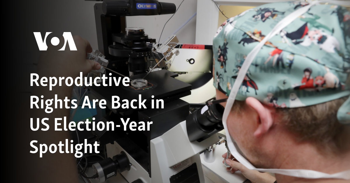 Reproductive Rights Are Back in US Election-Year Spotlight