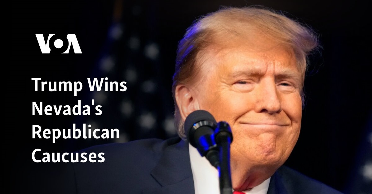 Trump Wins Nevadas Republican Caucuses