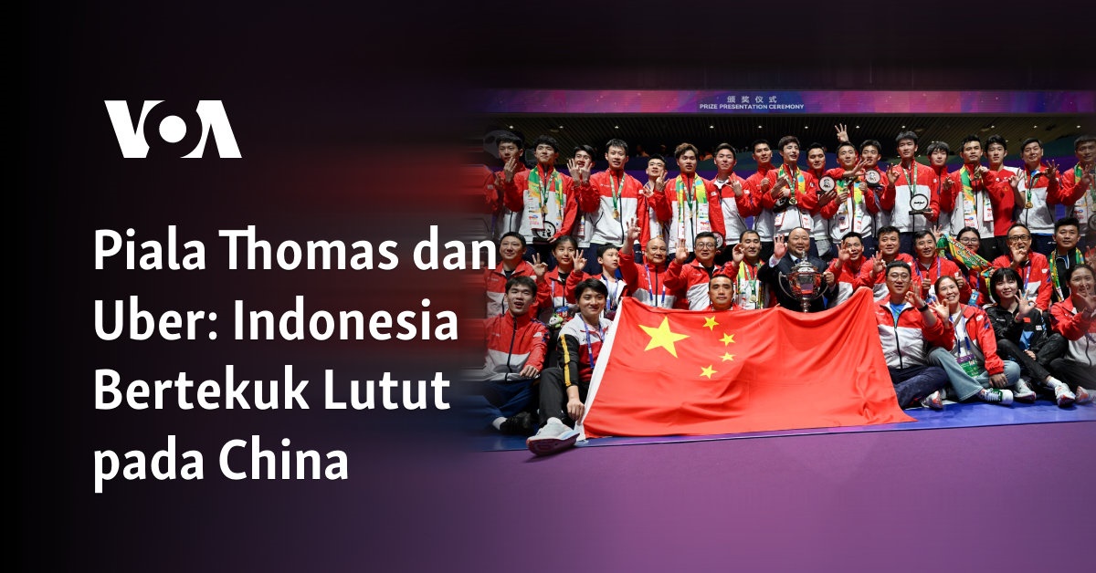 Piala Thomas dan Uber: Indonesia Bertekuk Lutut pada China