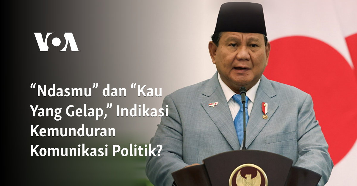“Ndasmu” dan “Kau Yang Gelap,” Indikasi Kemunduran Komunikasi Politik?