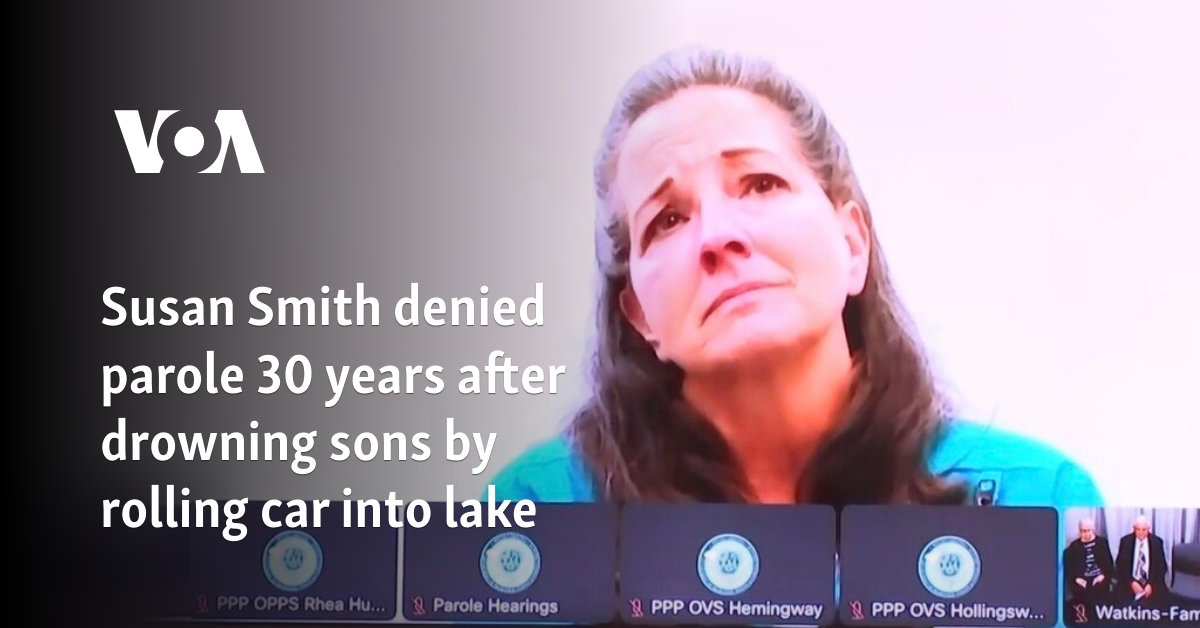 Susan Smith denied parole 30 years after drowning sons by rolling car ...