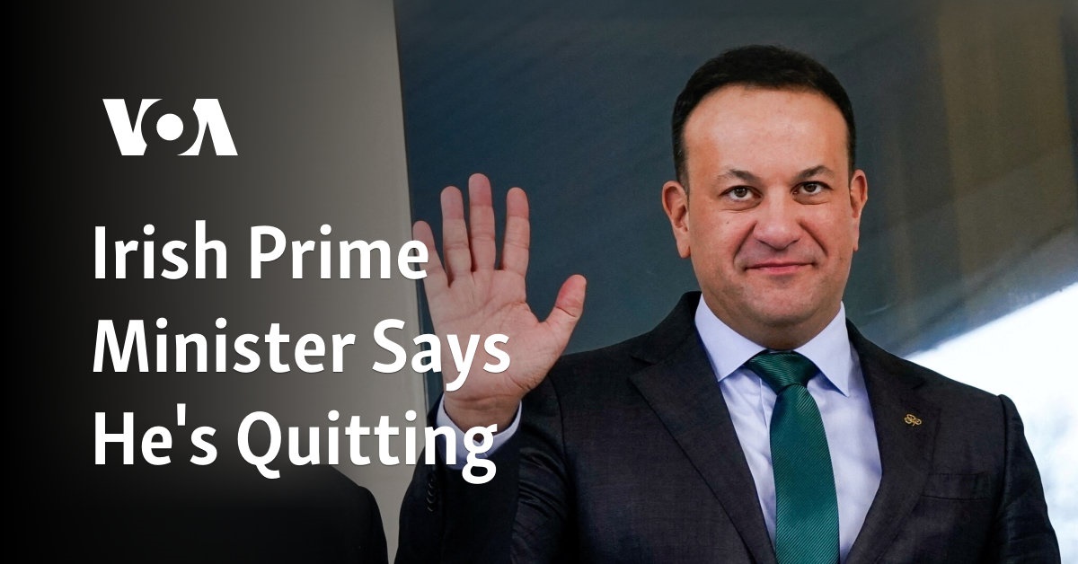Irish Prime Minister Says He's Quitting