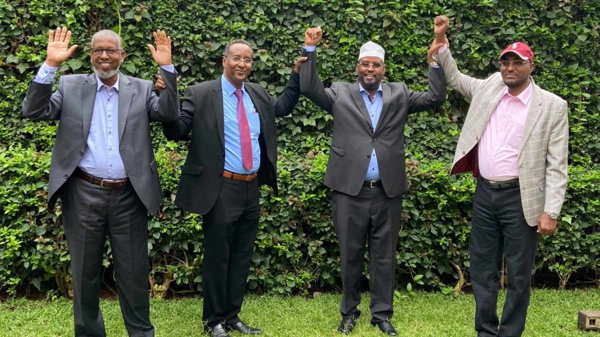 Axmed Madoobe iyo mucaaradka Jubaland oo heshiis gaaray