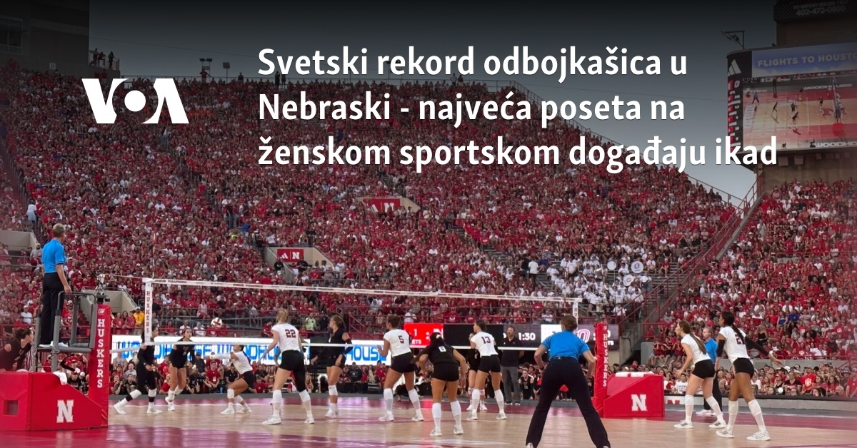 Svetski rekord odbojkašica u Nebraski - najveća poseta na ženskom ...