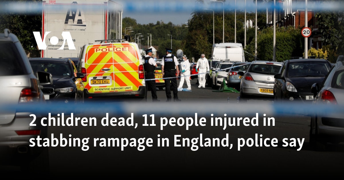 2 children dead, 11 people injured in stabbing rampage in England ...