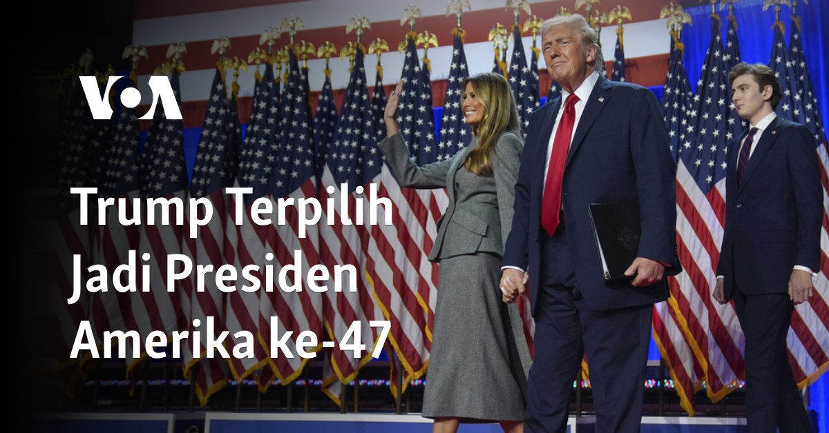 Trump Menang Pemilu Amerika 2024