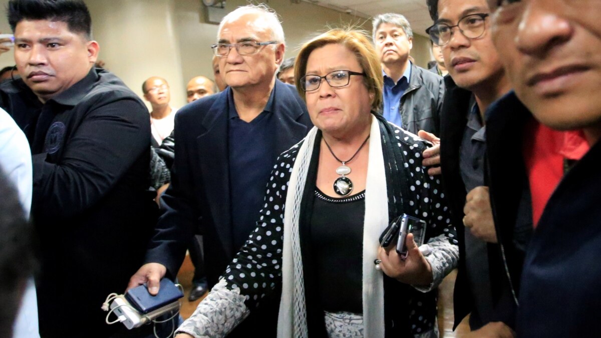 Philippine Leaders Loudest Critic Arrested On Drug Charges