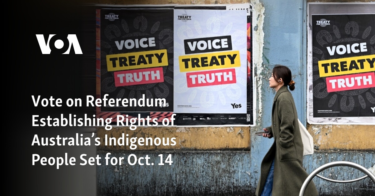 Vote on Referendum Establishing Rights of Australia’s Indigenous People ...