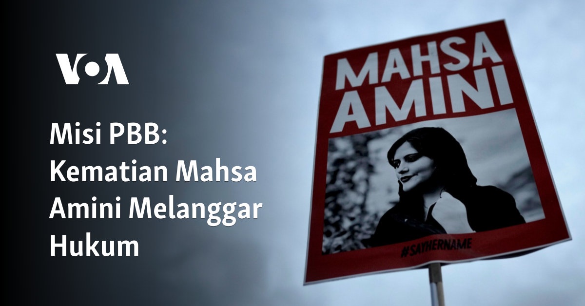 Misi PBB: Kematian Mahsa Amini Melanggar Hukum