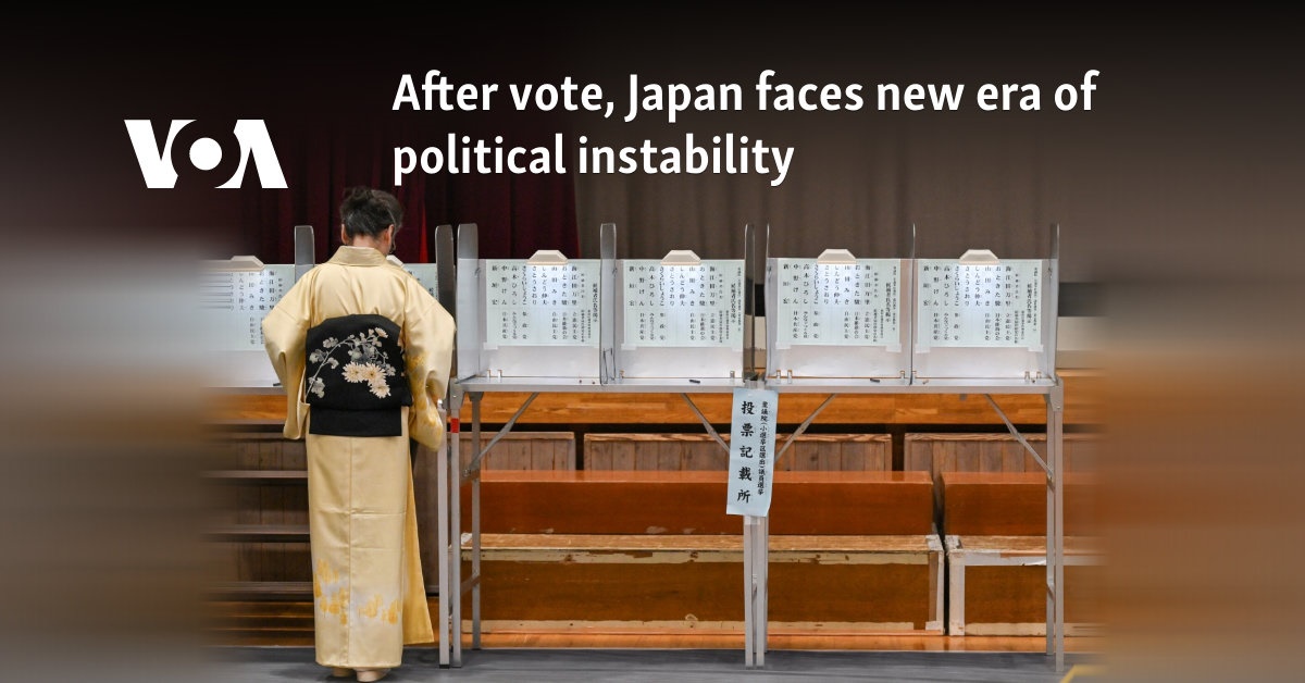 After vote, Japan faces new era of political instability