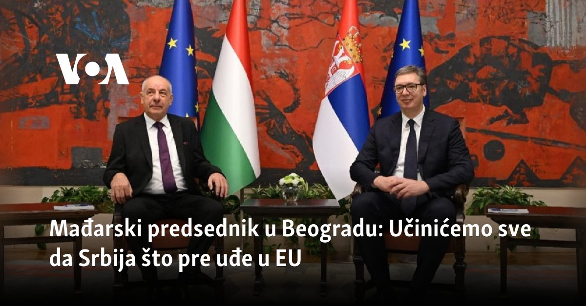 Mađarski predsednik u Beogradu: Učinićemo sve da Srbija što pre uđe u EU