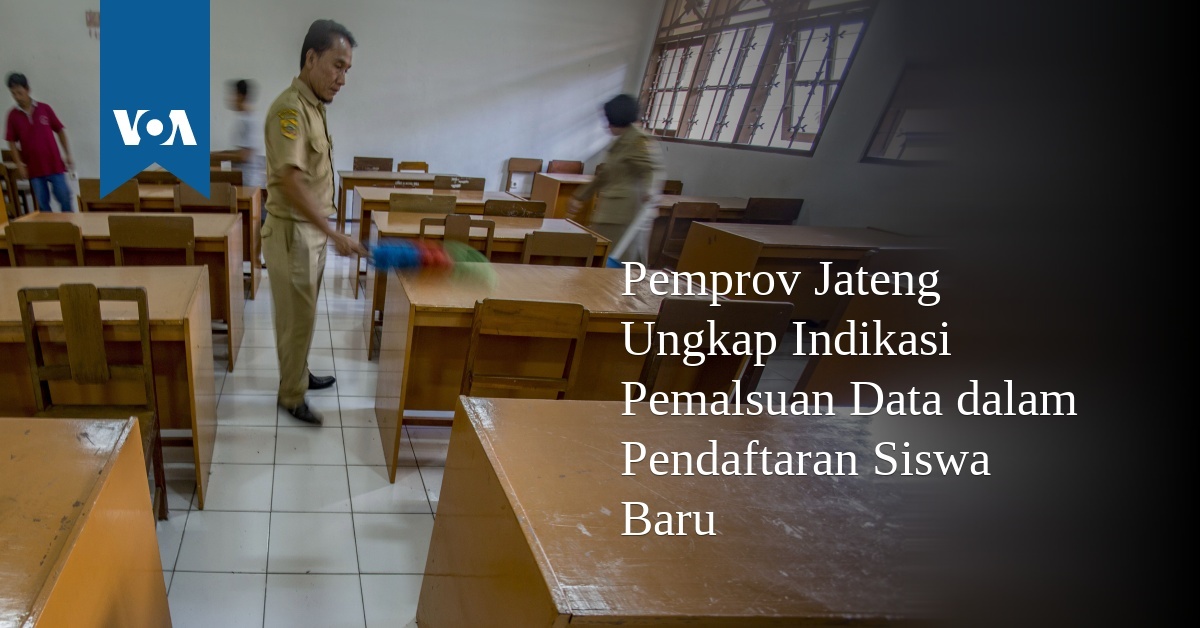 Pemprov Jateng Ungkap Indikasi Pemalsuan Data dalam Pendaftaran Siswa Baru
