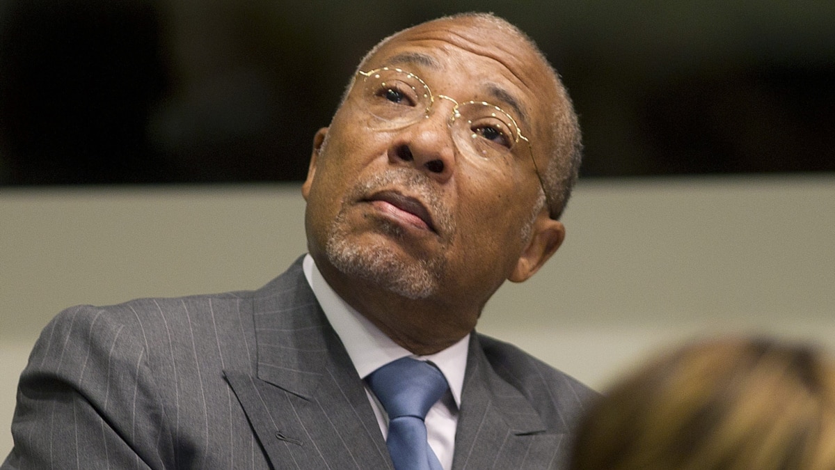 Former Liberian President Speaks at War Crimes Sentencing Hearing