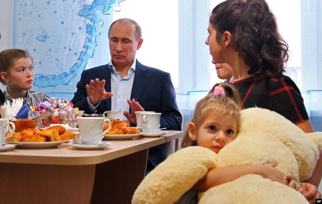 Alina Kabaeva With Her Baby