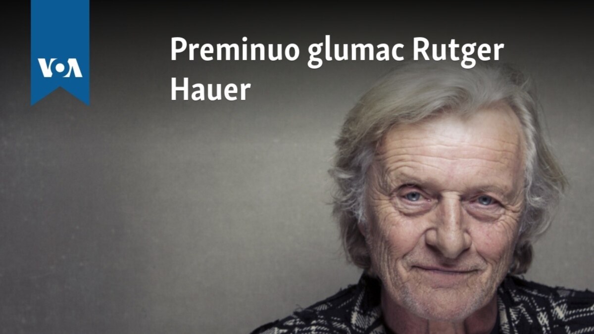 Preminuo glumac Rutger Hauer