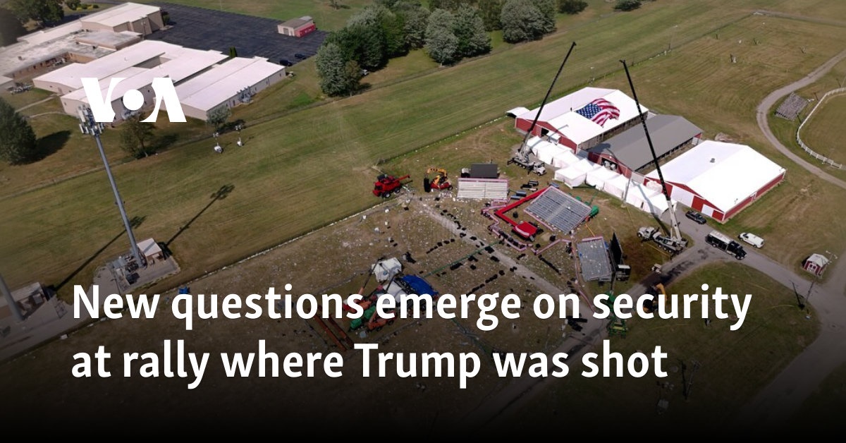 New questions emerge on security at rally where Trump was shot