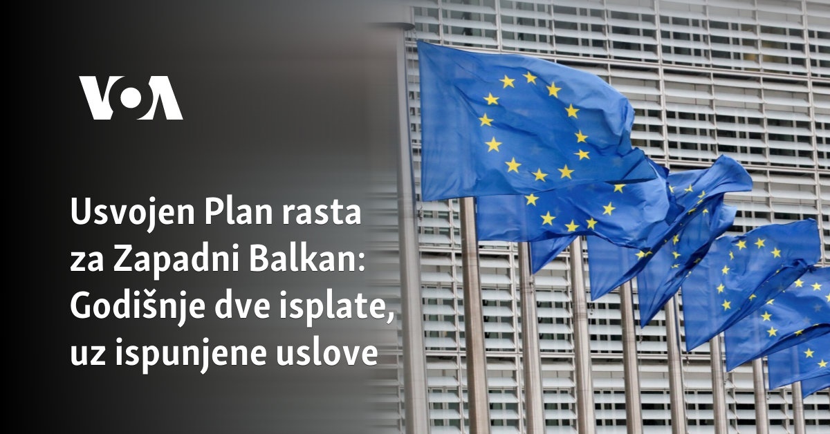 Usvojen Plan rasta za Zapadni Balkan: Godišnje dve isplate, uz ...