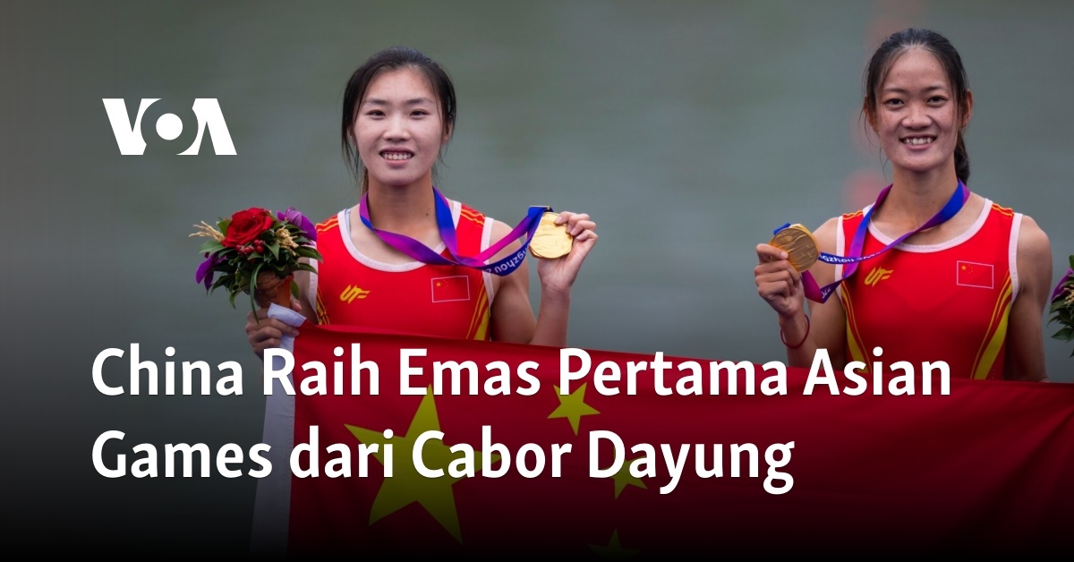 China Raih Emas Pertama Asian Games dari Cabor Dayung