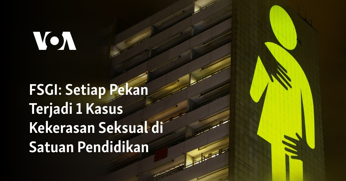 FSGI: Setiap Pekan Terjadi 1 Kasus Kekerasan Seksual di Satuan Pendidikan