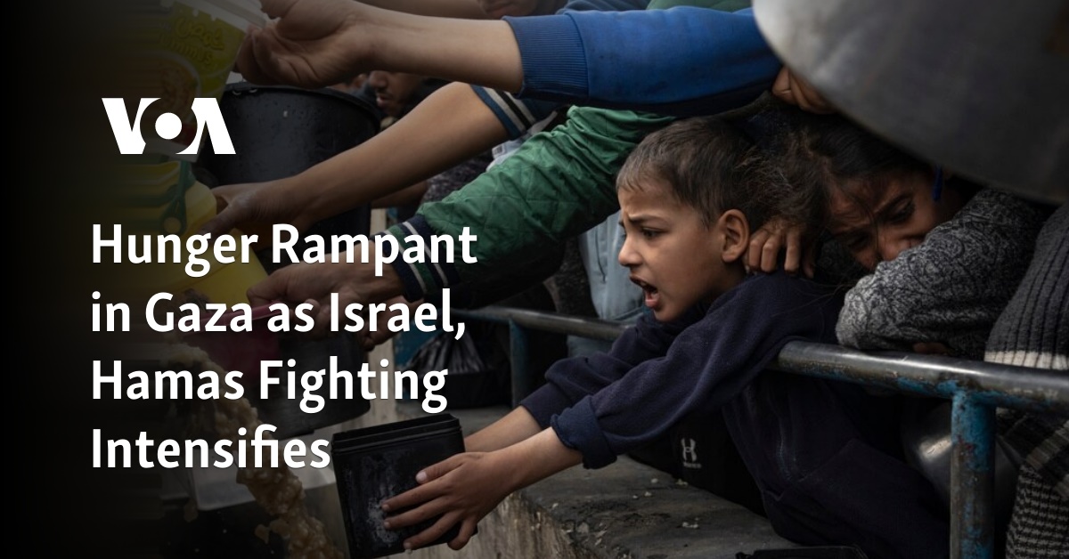 Hunger Rampant in Gaza as Israel-Hamas Fighting Intensifies