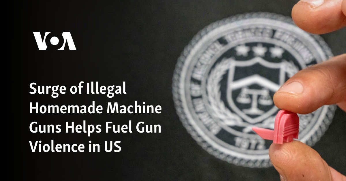 Surge of Illegal Homemade Machine Guns Helps Fuel Gun Violence in US