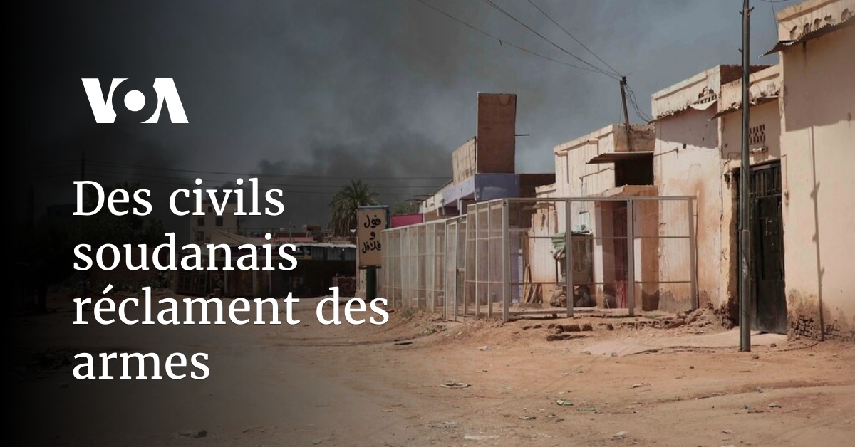 Des civils soudanais réclament des armes