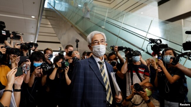 Luật sư Martin Lee, tỉ phú Jimmy Lai và các nhà hoạt động dân chủ kỳ ...