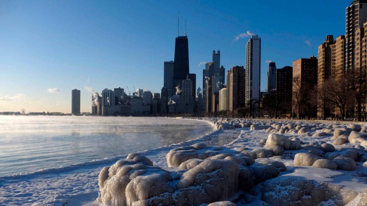 Record-breaking Cold in US Midwest Heads East