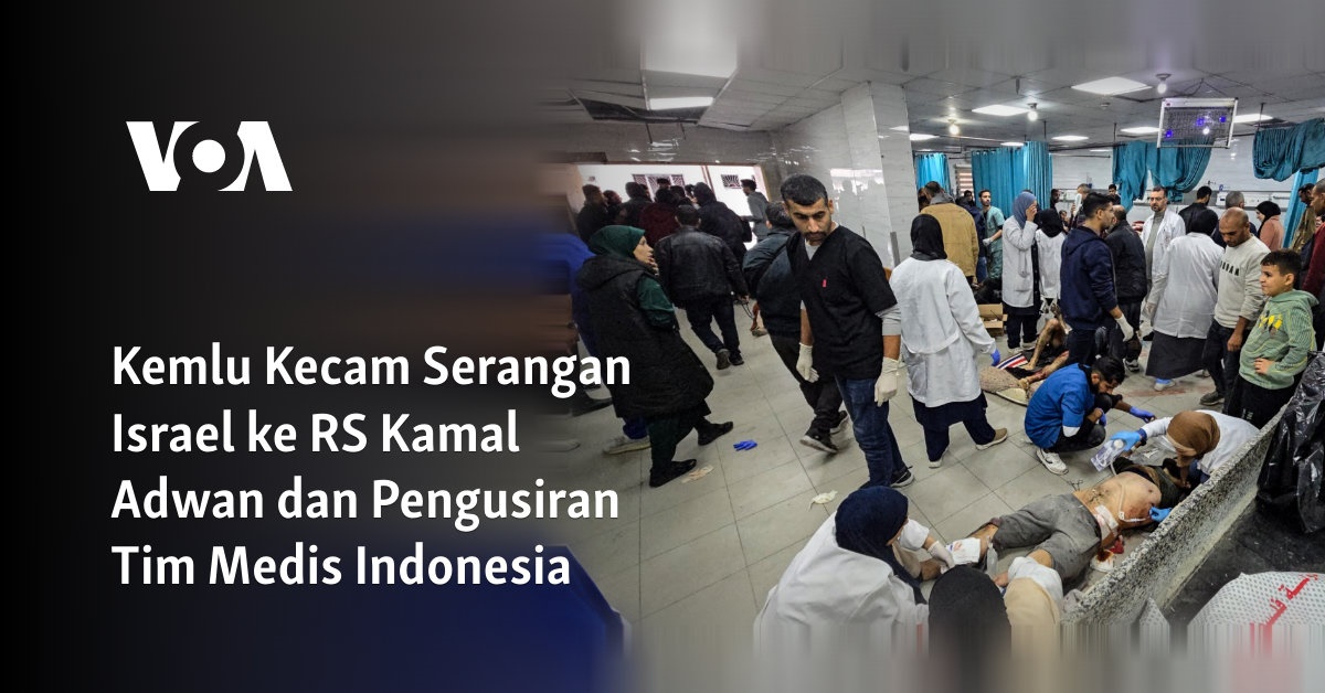 Kemlu Kecam Serangan Israel ke RS Kamal Adwan dan Pengusiran Tim Medis ...
