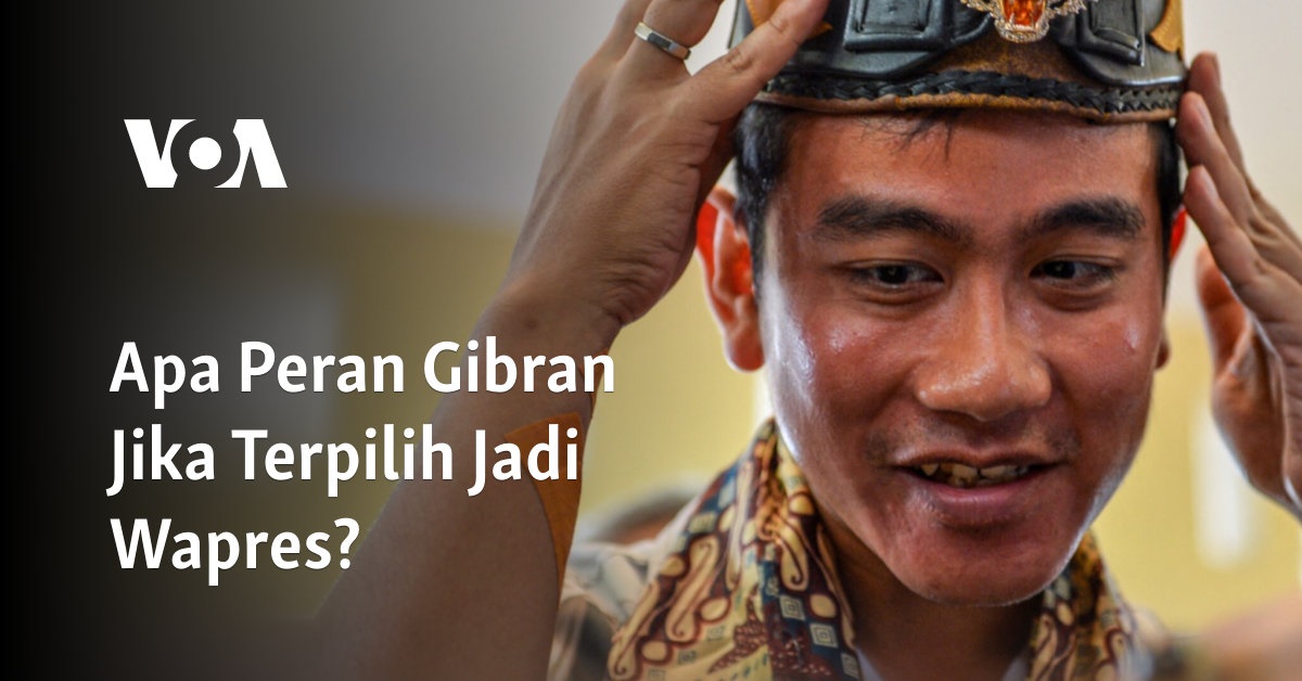 Apa Peran Gibran Jika Terpilih Jadi Wapres?