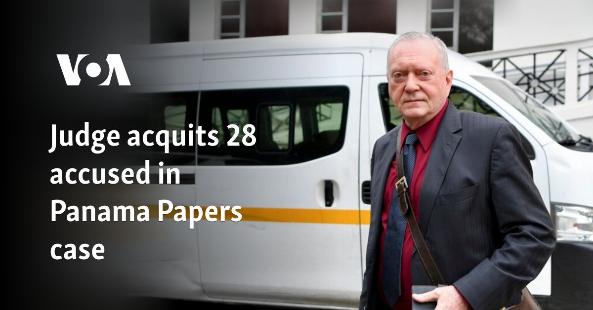 Judge acquits 28 accused in Panama Papers case