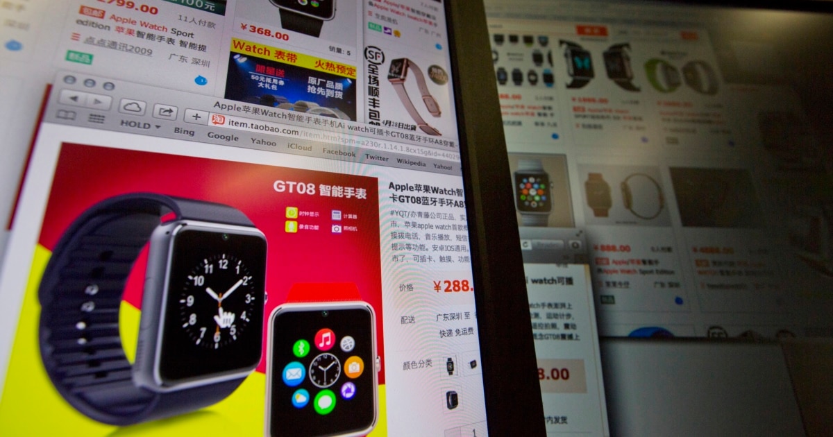 In China, Knock-off Apple Watches Have Their Own Fans