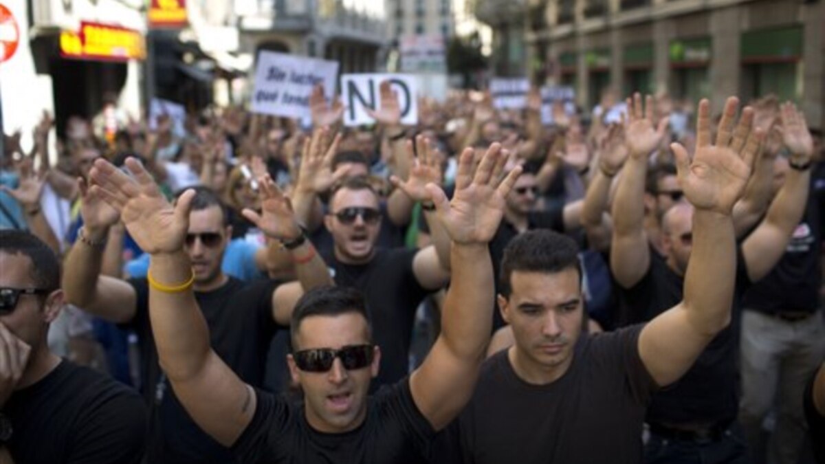Spanish Workers Protest Austerity Measures
