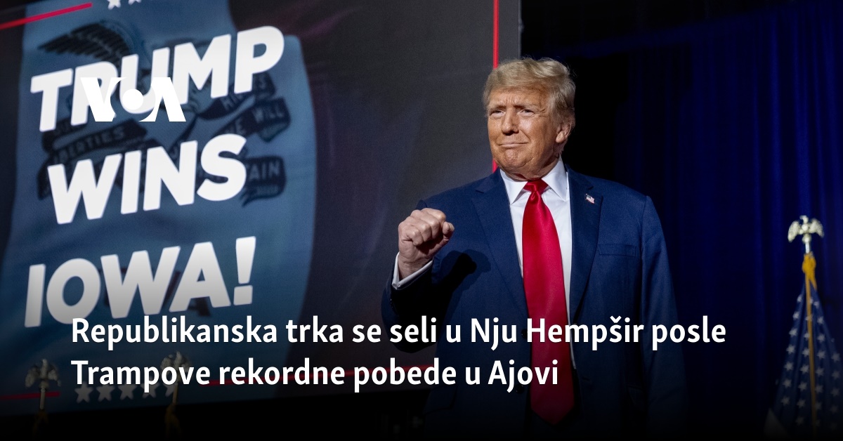 Republikanska trka se seli u Nju Hempšir posle Trampove rekordne pobede ...