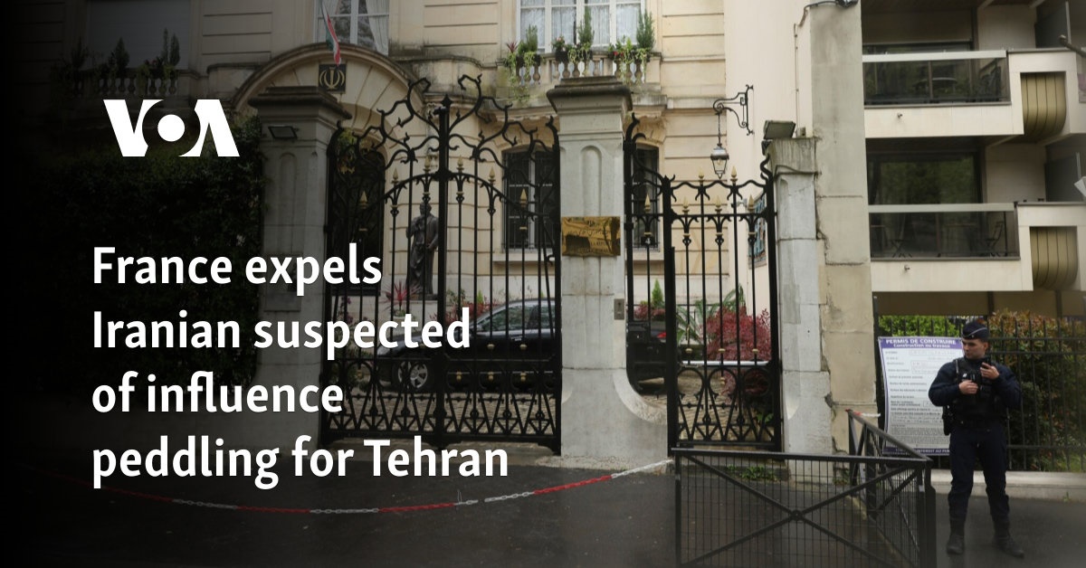 France expels Iranian suspected of influence peddling for Tehran